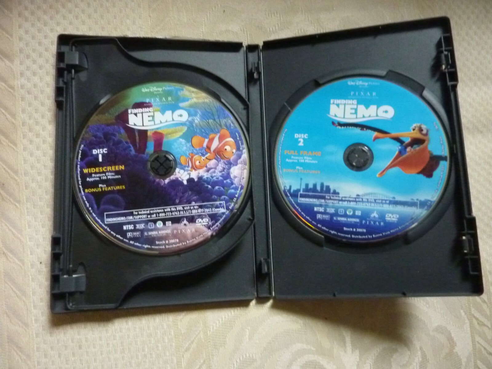 FINDING NEMO 2-Disc DVD Collector's Ed. WALT DISNEY CHILDREN'S Video ...
