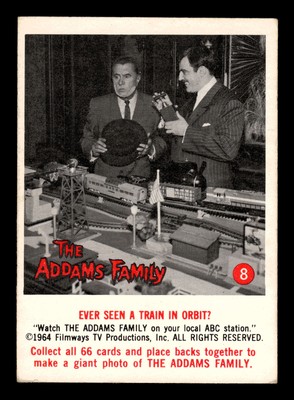 1964 Donruss The Addams Family #8 Ever Seen a Train in Orbit? | eBay
