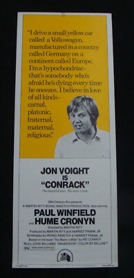 CONRACK movie poster JON VOIGHT INSERT 1974 | eBay