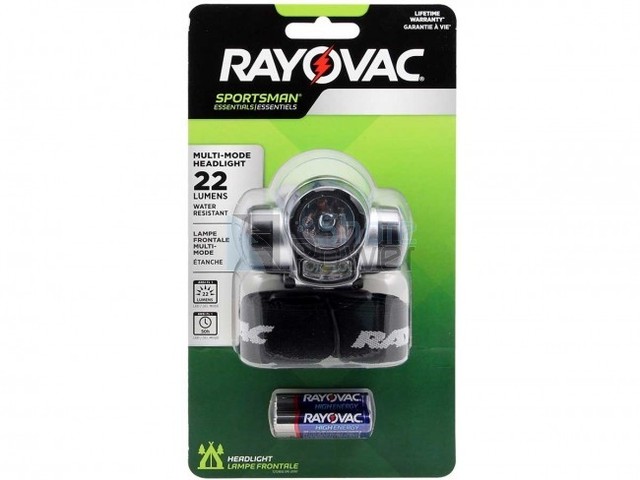 Rayovac Sportsman 22 Lumen 1aaa Headlight With Batteries Sphltled-bb ...