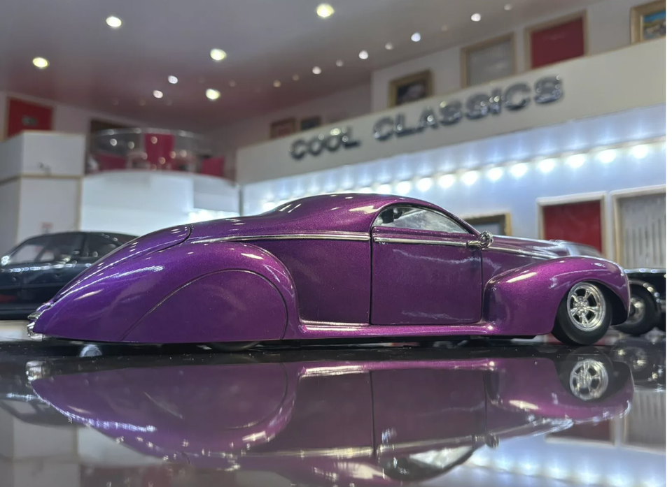Ford Mercury Merc Chopped Hot Rod Custom Built 1:18 SCALE Metal Body ...
