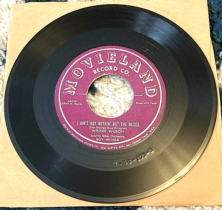 Winnie Wilson: Hey! Juan!/I Ain't Got Nothin' 45 Movieland latin/pop ...