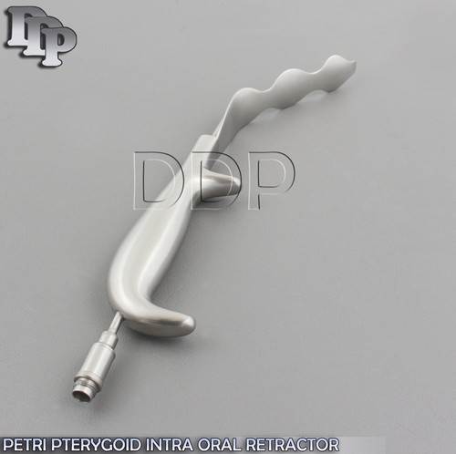 PETRI PTERYGOID Intra Oral Retractor 10¾" With Fiber Optic Light 25.5mm ...