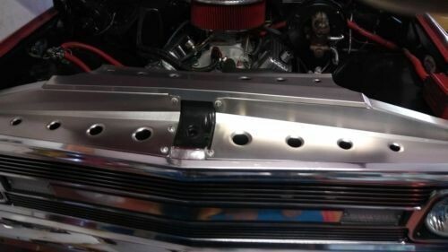 69-72 Chevy/GMC C10 Radiator Filler Panels Round Dimple holes Steel 3 ...