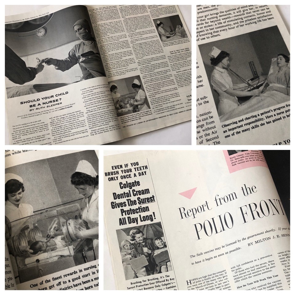 Vtg Easter Magazine Women's Home Companion April 1955 Crowell Collier ...