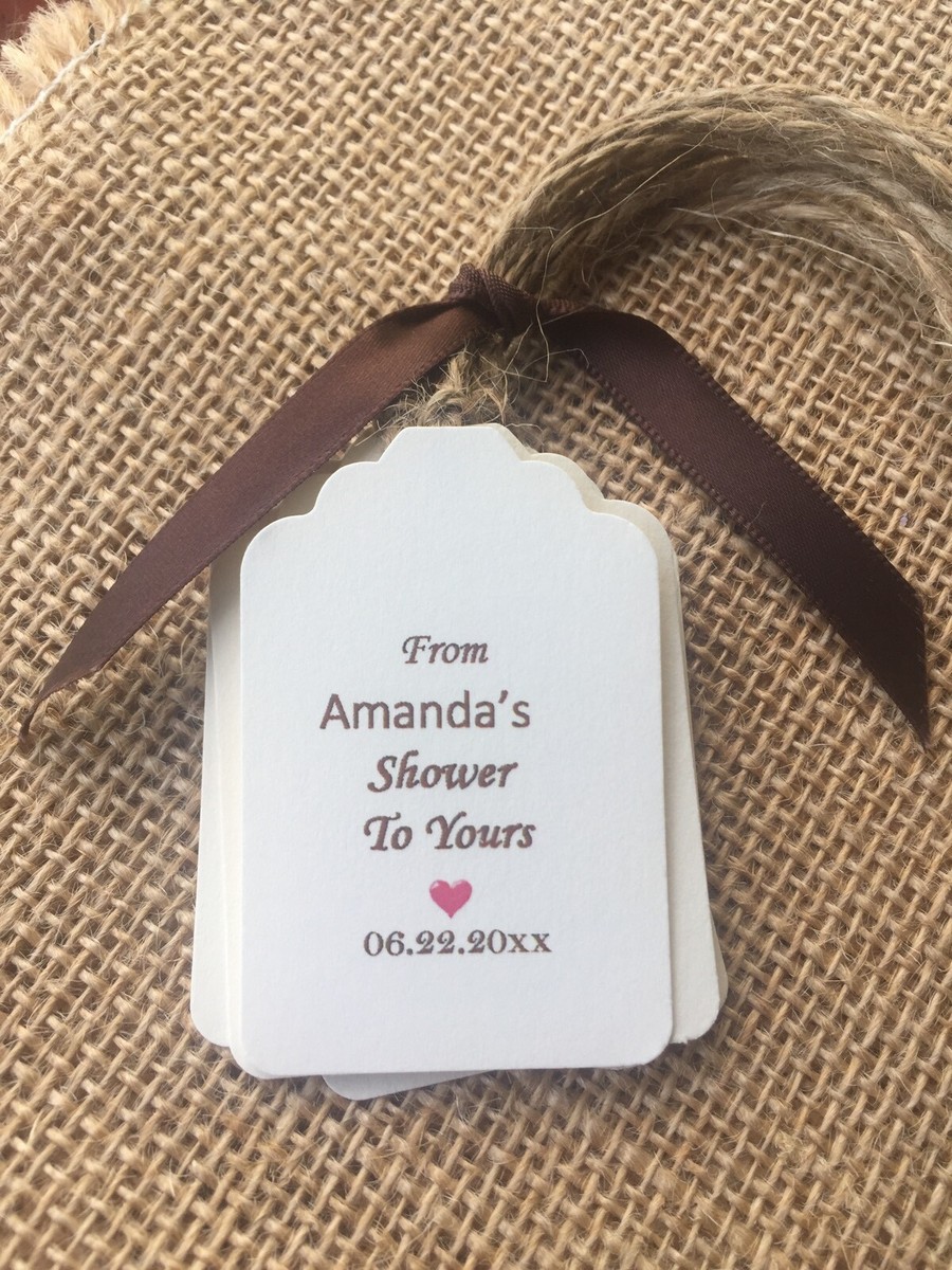 Bridal Shower Labels And Tags Chandelier Round Personalized Bridal