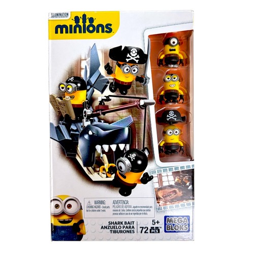 Despicable Me Mega Bloks Minions 2015 Shark Bait Pirate Building ...