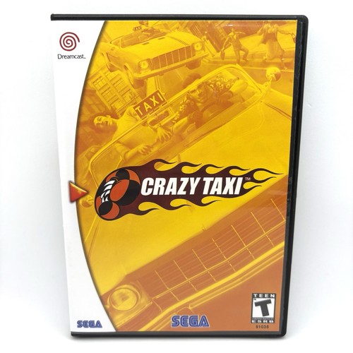 Dreamcast Crazy Taxi (Sega) With Replacement DVD Case & Custom Artwork ...