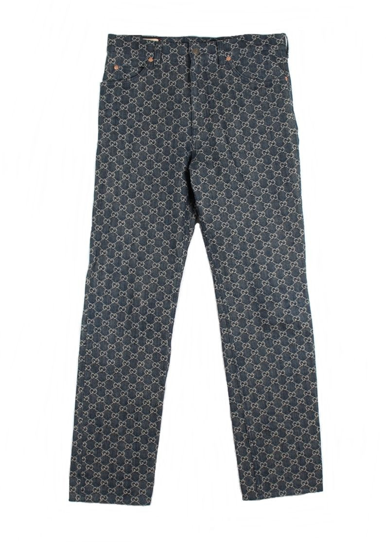 Gucci ECO Washed GG Denim Pants - SKU123 | eBay Gucci ECO Washed GG Denim Pants - SKU123 | eBay