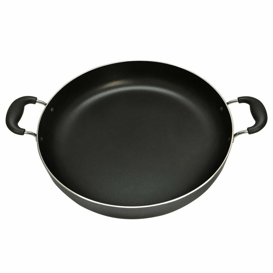 17''L x 12''W Aluminum Low Pot Cookware Deep Cooking Non Stick Coating ...
