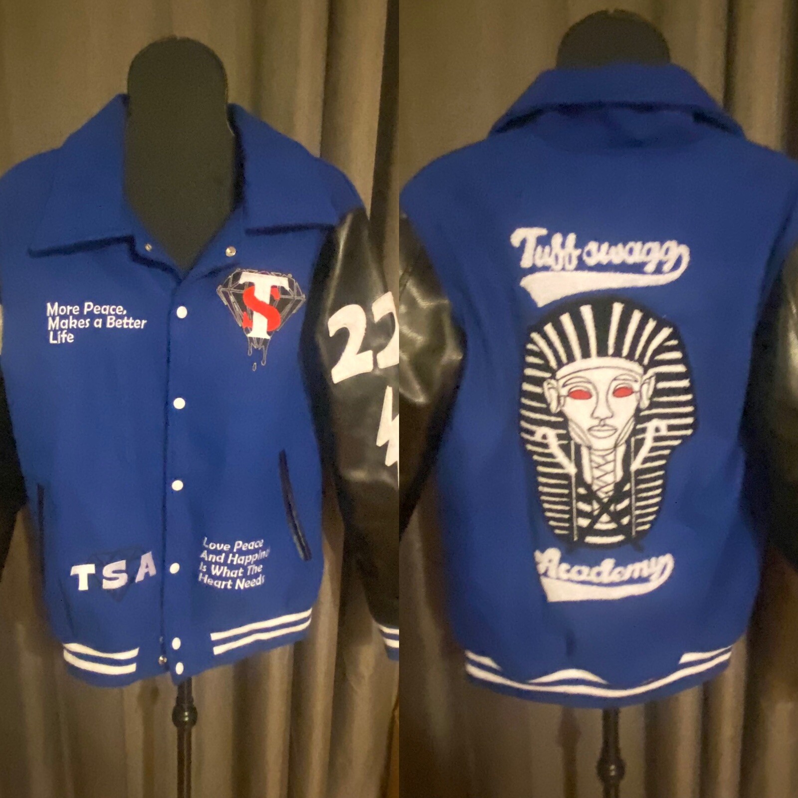 RARE *TSA Tuff Swagg Academy Varsity Jacket Medium NE… - Gem