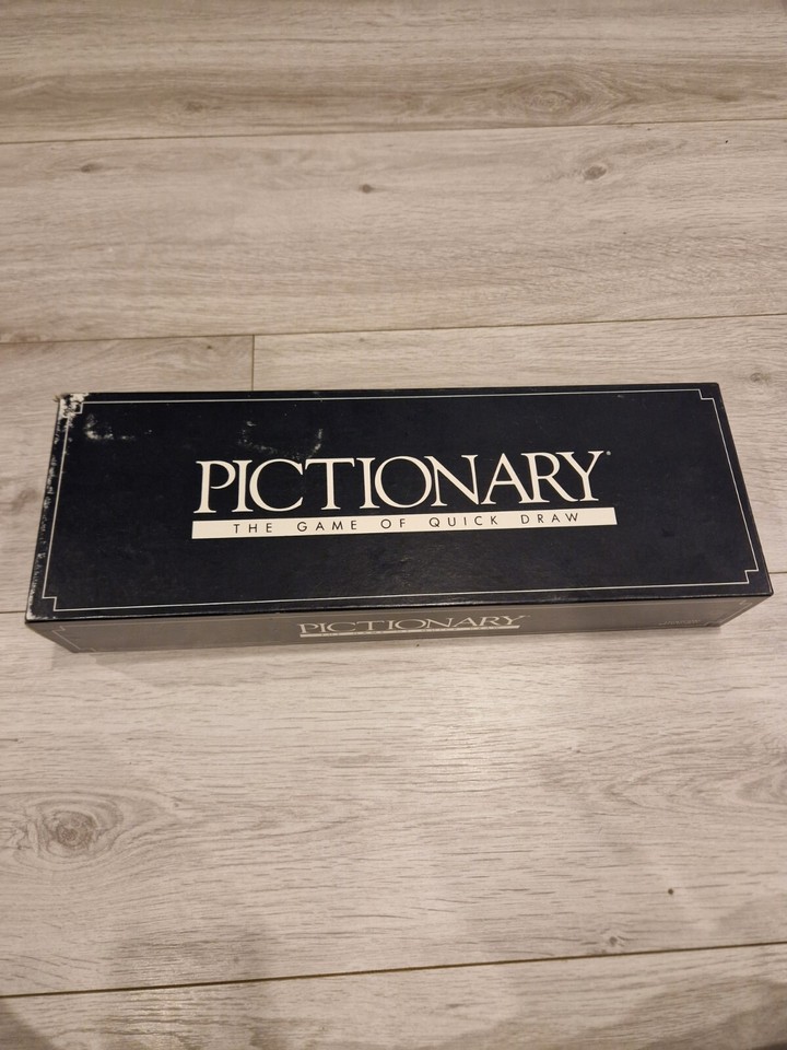 Vintage Pictionary Board Game Parker 1987 Quick Draw Charades Art ...