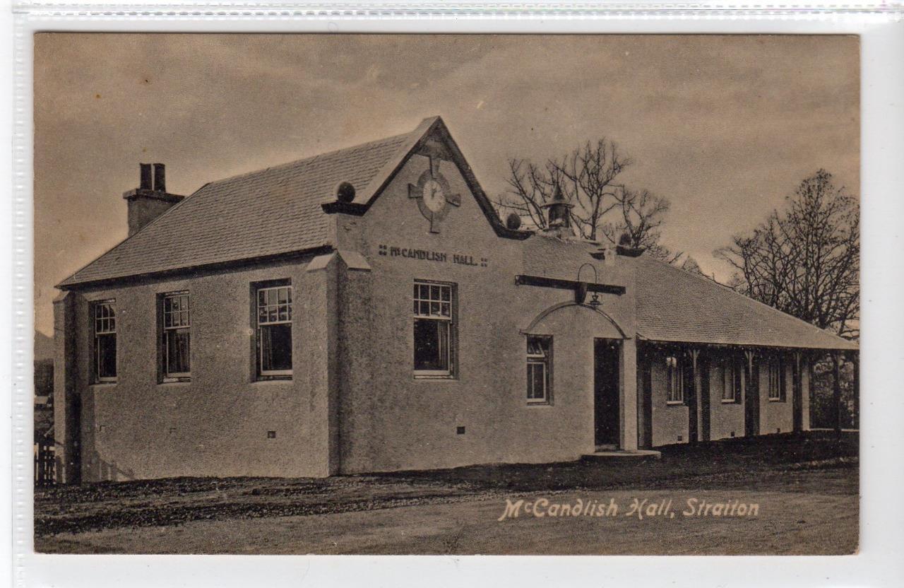 McCANDLISH HALL, STRAITON: Ayrshire postcard (C33452) | eBay UK
