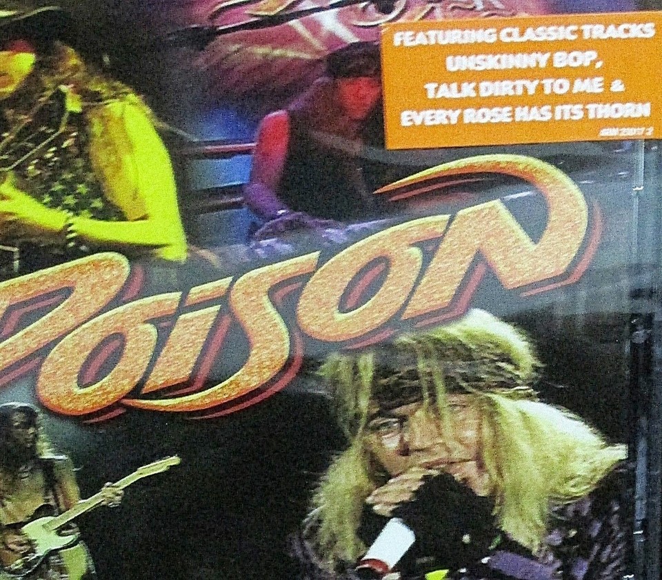 Seven Days Live , Poison ,NEW! SEAL CD, CONCERT, ROCK , Every rose has ...