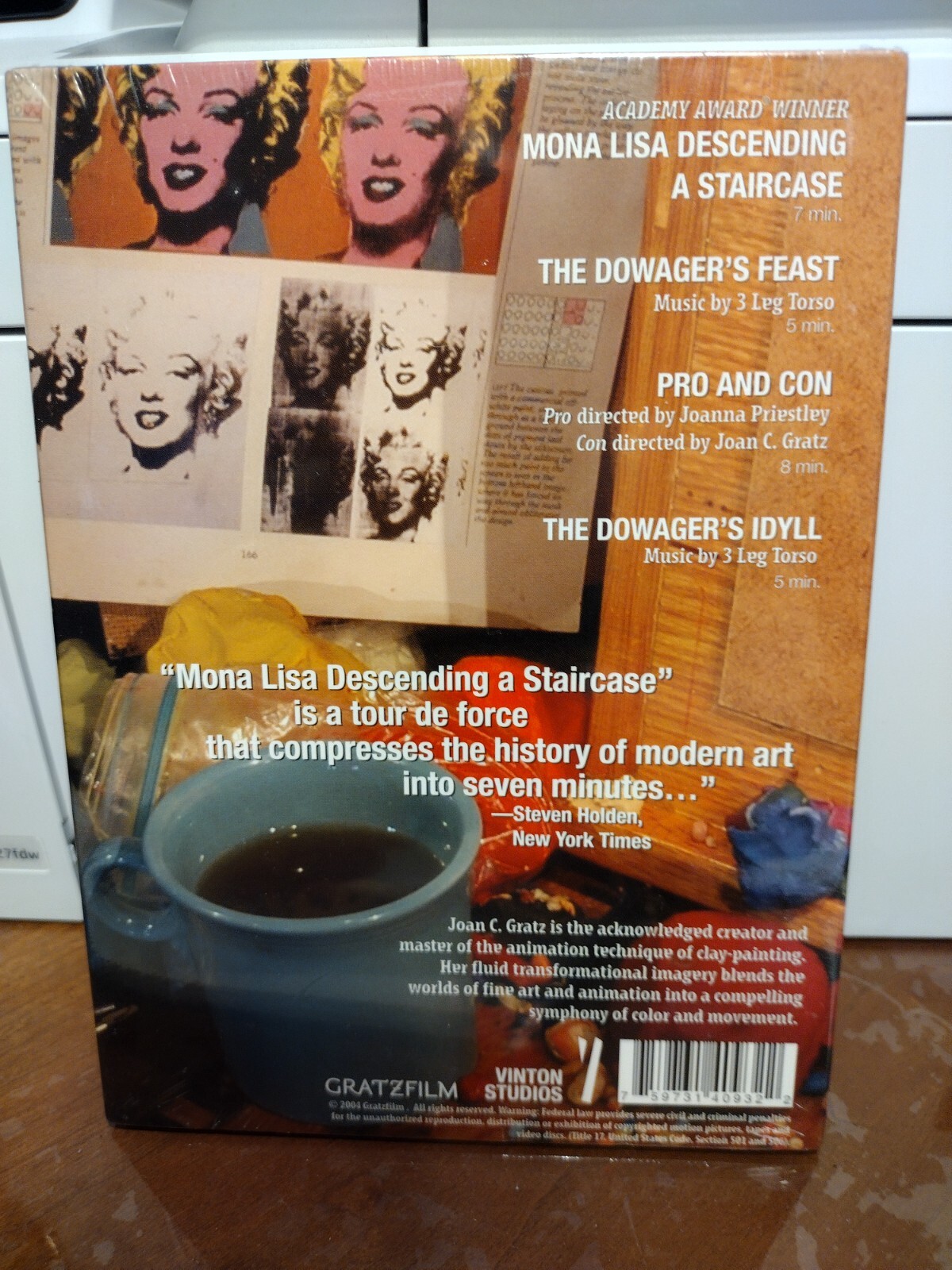 Mona Lisa Descending a Staircase Joan C Gratz Gratzfilm Laika House 2004 DVD NEW 759731409322| eBay