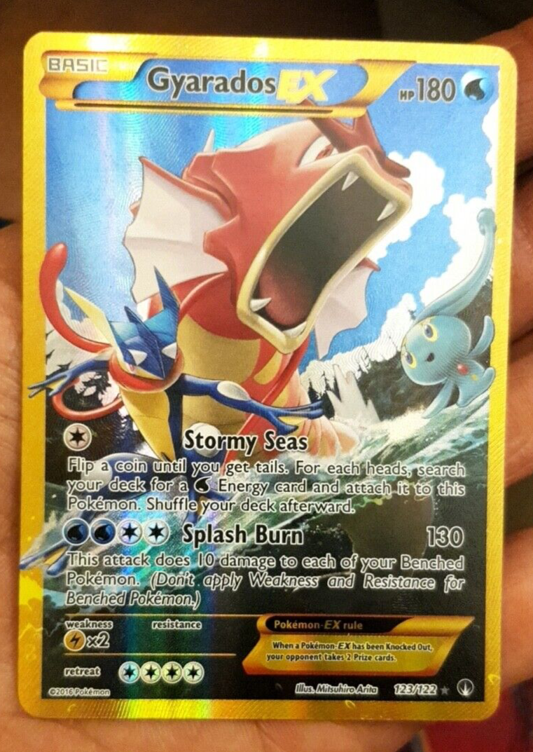 Pokémon TCG Gyarados-EX Breakpoint 123/122 Holo Secret Rare | eBay