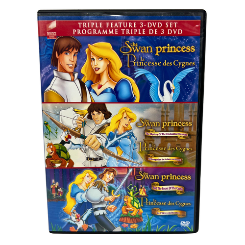 The Swan Princess: Triple Feature (DVD) Kids Cartoon Good Condition ...