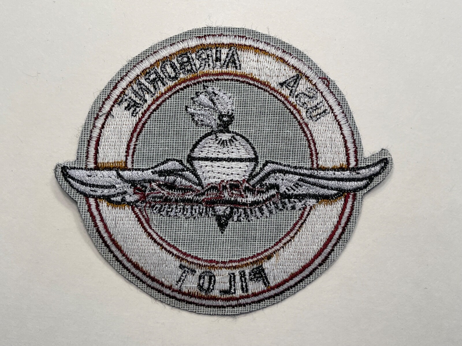 Vintage USA Airborne Pilot Patch (4 3/4 Inch) *Wing and Parachute Patch ...