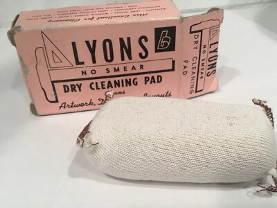 Vintage Lyons Dry Cleaning Pad No Smear Artwork Drawings Advertising ...