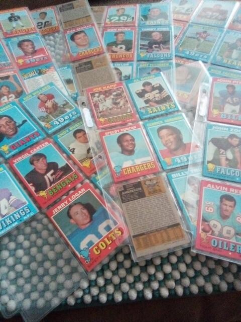 1971 Topps Football Complete Set NM RCs Bradshaw-MeanJOE-Sanders-Lanier ...