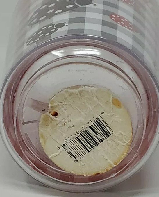 Vintage 1998 Coca-Cola Lady Bug Plastic Glasses 3 x 6.5" H and 2 x4" H ...