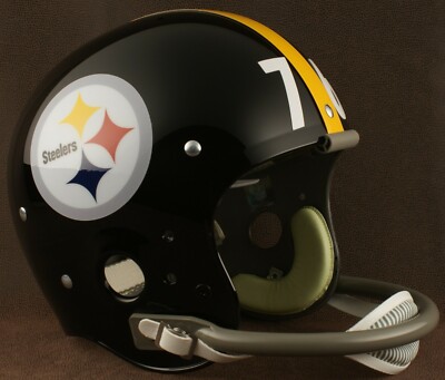 PITTSBURGH STEELERS 1963-1976 NFL Riddell TK Suspension Football Helmet ...
