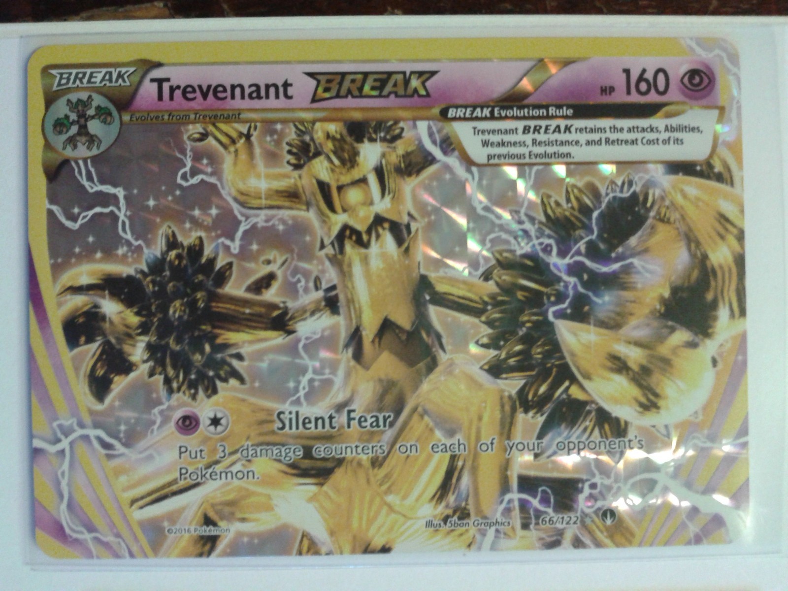66/122 TREVENANT BREAK DARKRAI EX 118/122 BREAKPOINT SET POKEMON CARD U ...