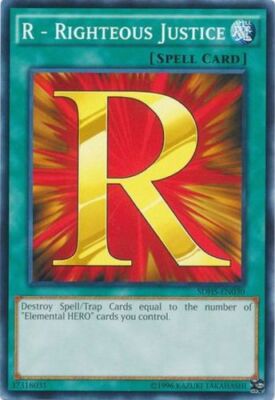 R - Righteous Justice - SDHS-EN030 - Common - Unlimited Edition x3 ...