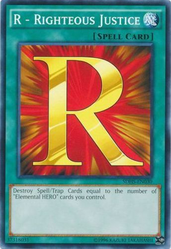 R - Righteous Justice - SDHS-EN030 - Common - Unlimited Edition x3 ...