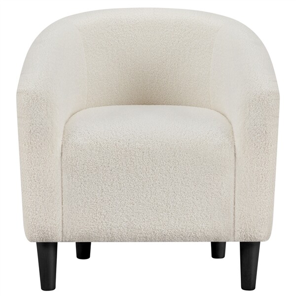 Tub Chair Armchair Boucle Club Chair for Living Room Dining Room ...