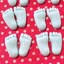 24 Edible FEET Baby Shower Christening cake decoration Cupcake Topper ...