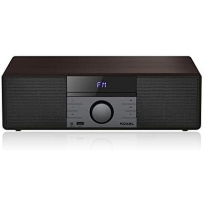 Compact Hi-Fi System CD Player DAB+ Bluetooth USB FM Radio Walnut | eBay UK