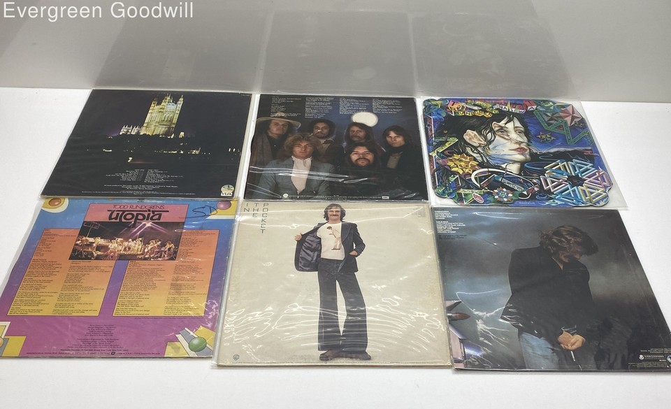 Lot of 6 Vinyl Records (Todd Rundgren, Bob Seger, etc.) | eBay