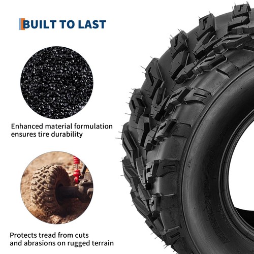 2pcs 22x10-10 ATV Tires, 6PR All Terrain Trail 22x10x10 Off-Road Tires ...