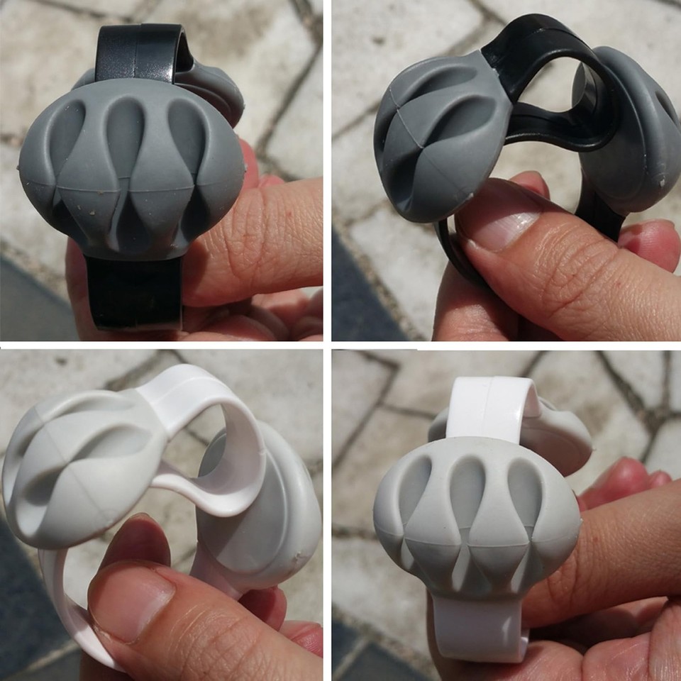 NewFerU Desk Cable Drop Clips Non-Adhesive, Table Cord Stay Holder ...