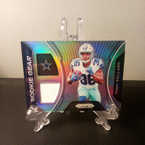 2019 Prizm Tony Pollard Silver Prizm Rookie Gear Jersey Patch RC #RG-TP ...