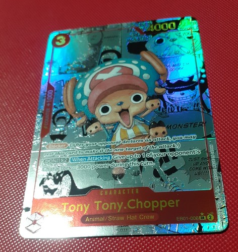 Tony Tony. Chopper Alternate Art Manga Rare EB01-006 SR English One ...