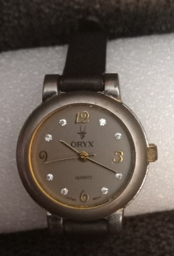 Vintage Oryx Ladies Wristwatch W/Diamond Crystal United Orient Ltd. Co ...