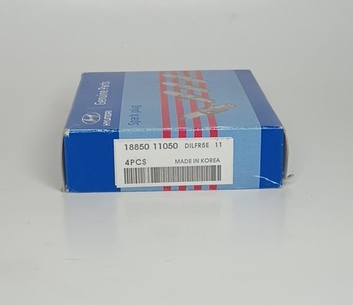 New OEM Genuine Spark Plugs Set 4 pcs VARIOUS HYUNDAI KIA 18850-11050 ...