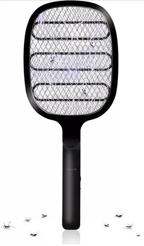 Bug Zapper Killer Racket Electric Bat WaspFly Mosquito Insect PestKill ...