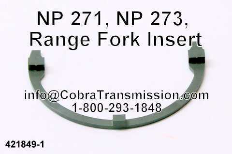 New Process NP271, NP273 Transfer Case Range Fork Insert (Updated ...