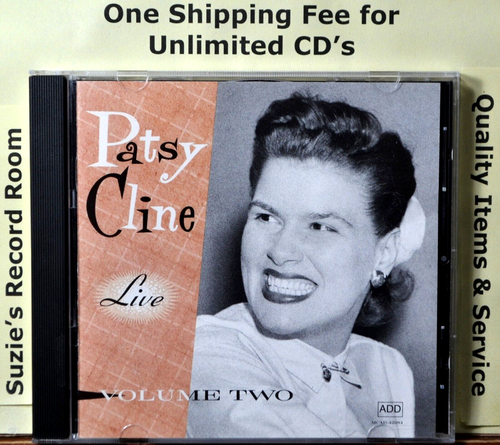 CD Patsy Cline Live Vol Volume Two 2- Country LIKE NEW Full Silver ...
