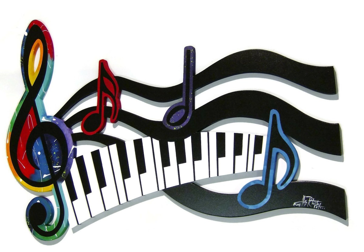 Piano Keys Art Stained Glass Piano Suncatcher, Piano Keys, Music Lover