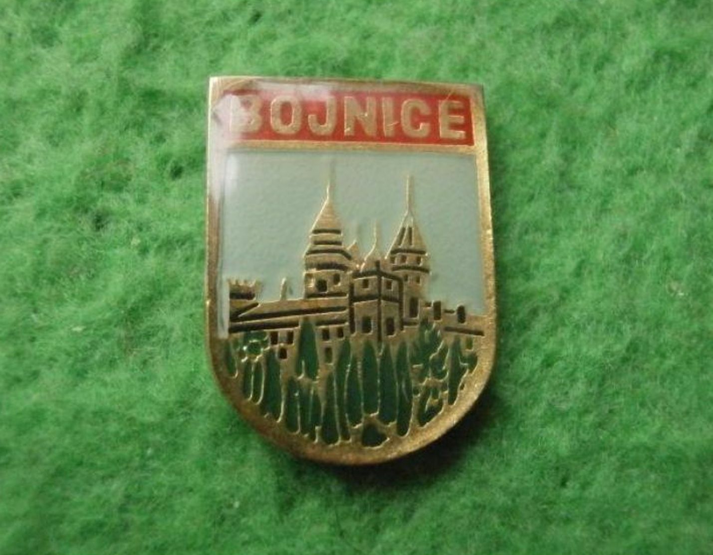 Antique BOJNICE Heraldic Erb Shield Town City Pin Badge US1 | eBay
