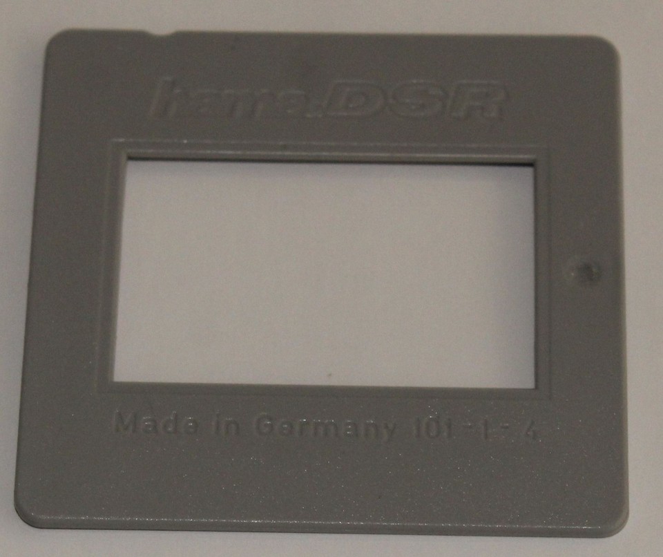 100 Stück HAMA DSR-Rahmen 1050 grau 24x36 5x5 KB-Rahmen LKM Kleinbild ...