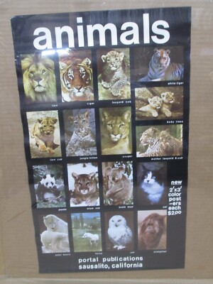 ANIMALS PROMO ADVERTISEMENT ORDER GUIDE VINTAGE POSTER CNG2902 | eBay