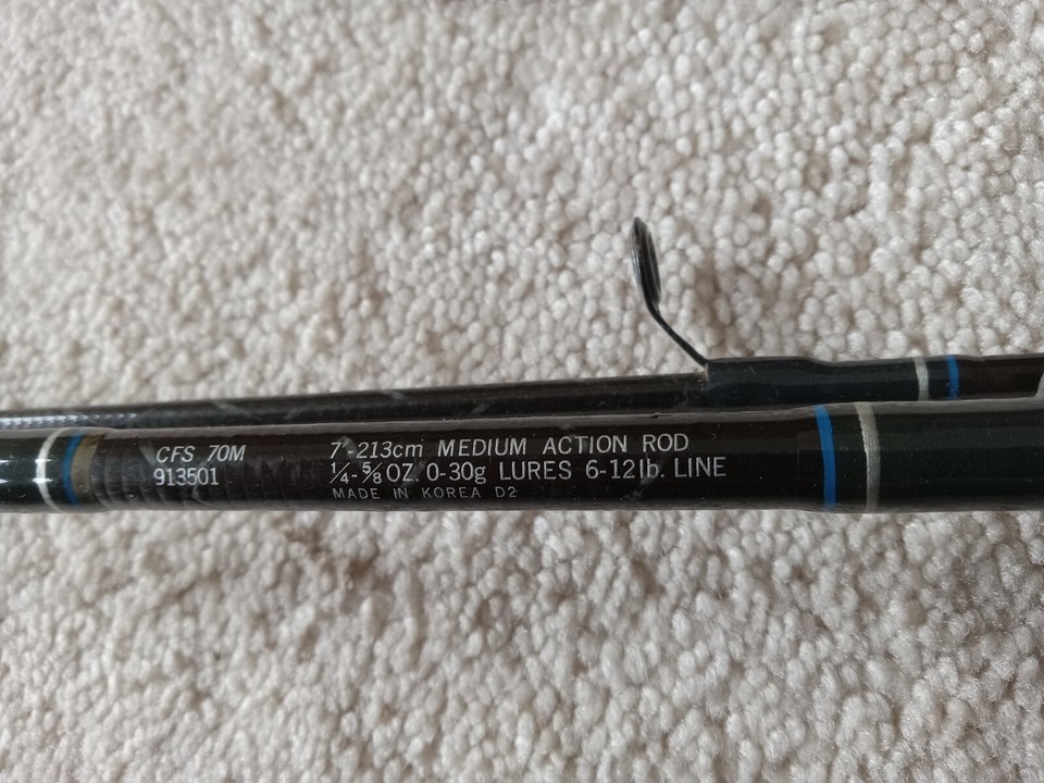 Abu Garcia Crossfire XT CFS 70M 913501 7' MEDIUM ACTION ROD 6-12lb line ...