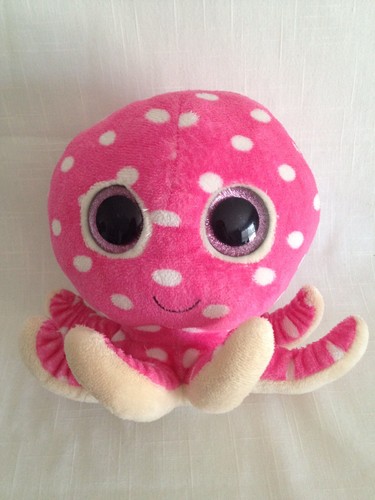 Ty Beanie Boo Pink Octopus Plush: Ollie | eBay