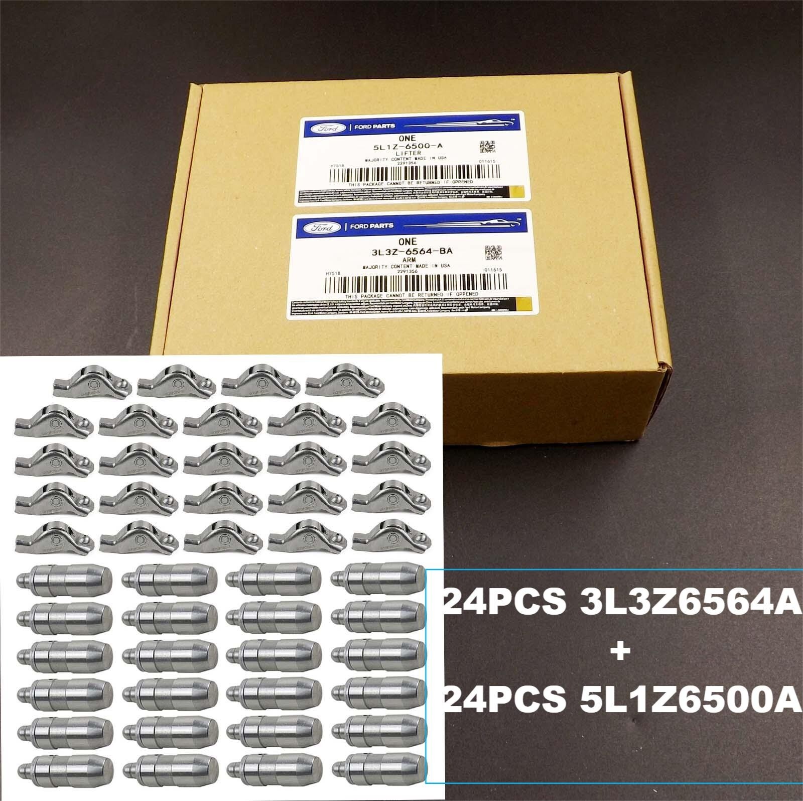GENUINE 3L3Z6564A 5L1Z6500A Engine Valve Rocker Arm Kit Ford Lincoln 4 ...