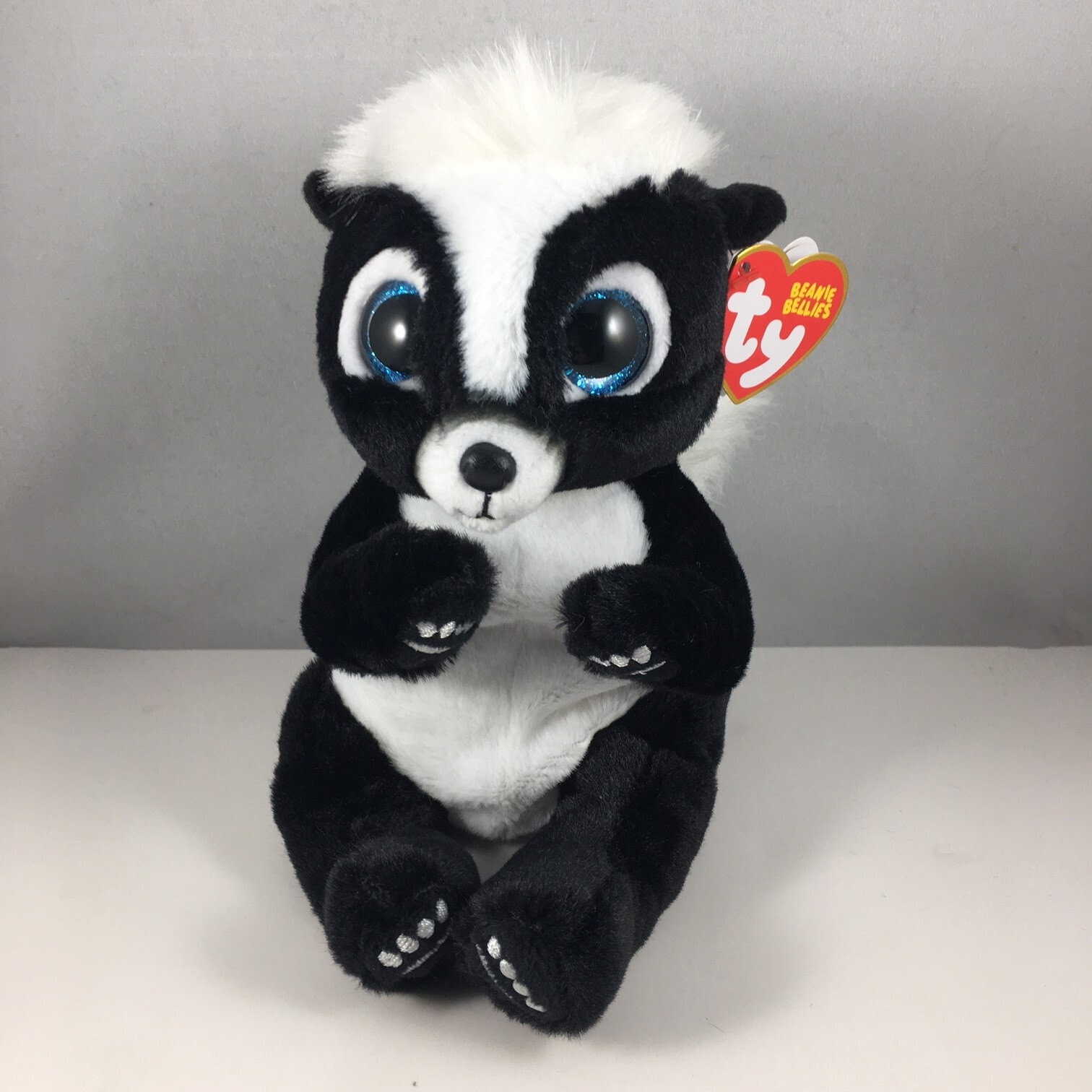 Ty Beanie Baby Bellies - RUKUS the Skunk (6 Inch) Stuffed Plush Toy NEW ...